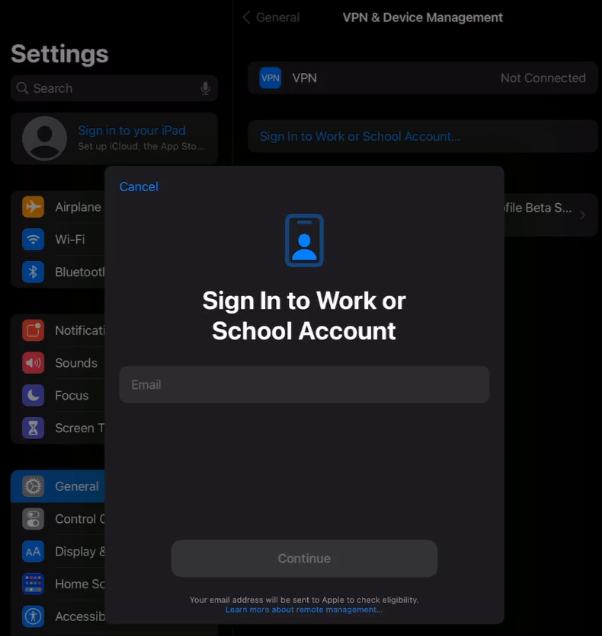 Enrolling personal (BYO) iOS/iPadOS devices into datajar.mobi (User ...