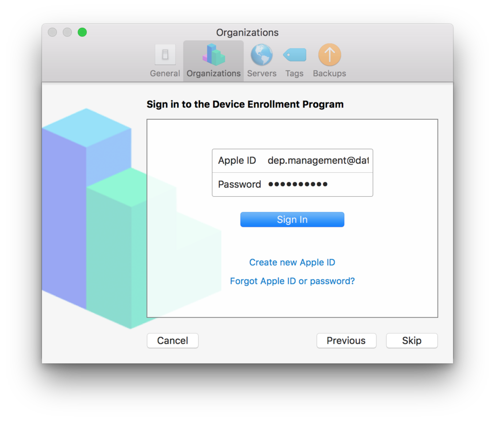 Adding iOS devices to Apple Business Manager / Apple School Manager with Apple Configurator ...